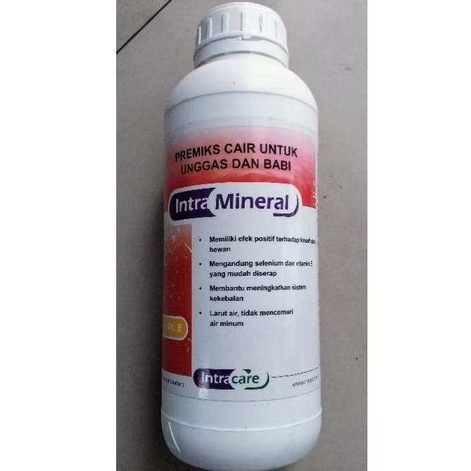 Jual INTRA MINERAL Se + VIT E (PREMIX BABI & UNGGAS)/(suplemen ternak ...