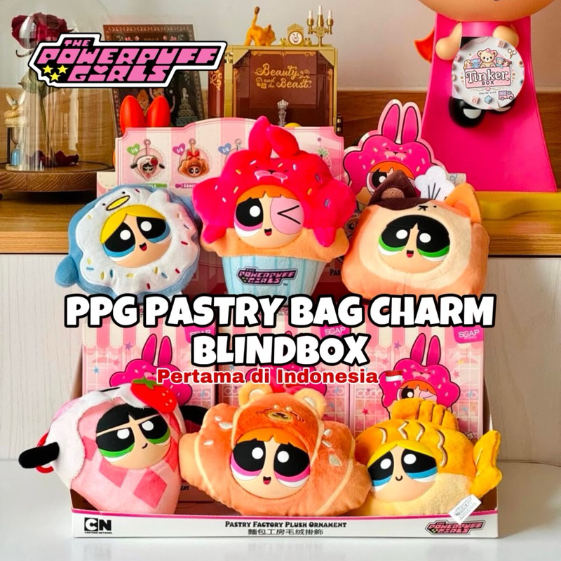 Jual [FAST PO] Power Puff Girls Pastry Factory Bag Charm Blindbox X SOAP STUDIO Ganci PPG ...