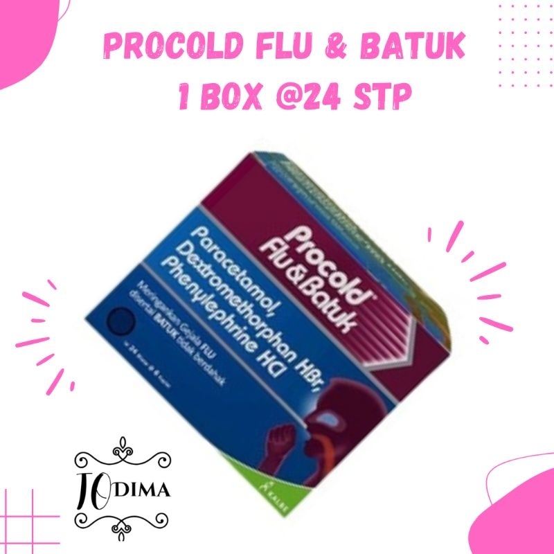 Jual Procold Flu & Batuk 1 Box @24 Stp | Shopee Indonesia