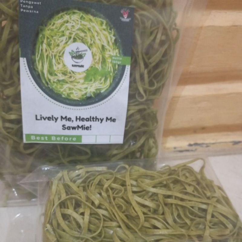 Jual SawMie(mie sawi hijau alami) | Shopee Indonesia
