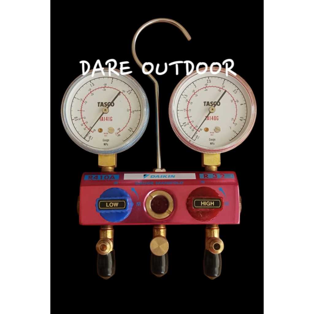 Jual TASCO GAUGE MANIFOLD KIT TA 122GP1 manifol AC asli jepang R410a/R32 | Shopee Indonesia