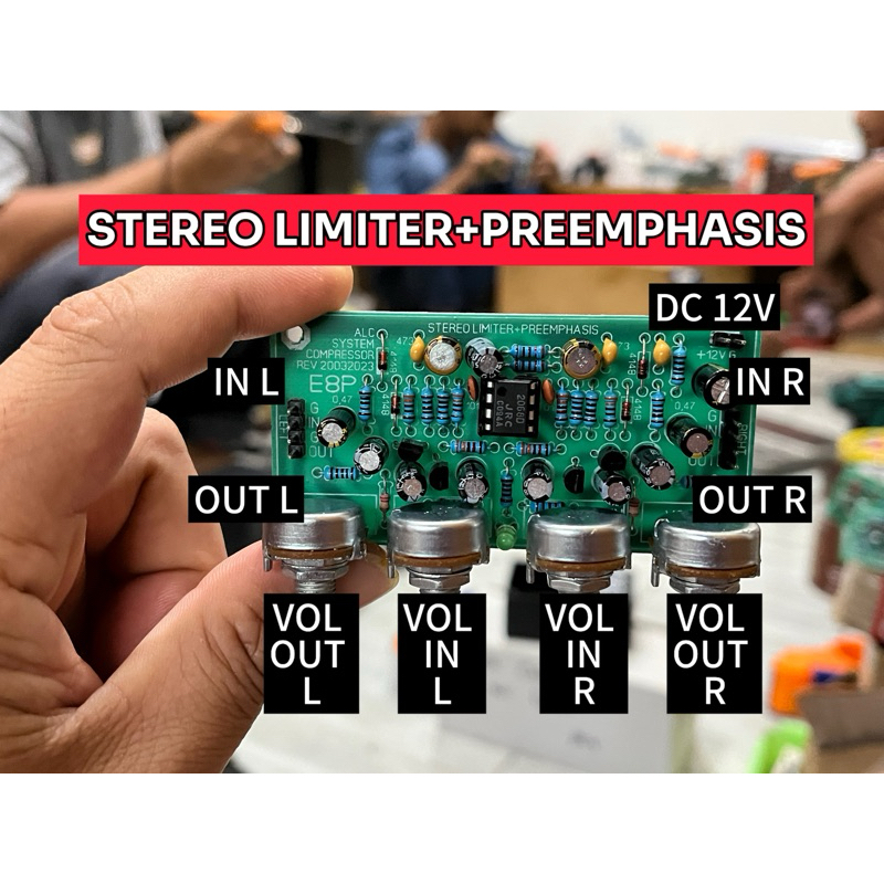 Jual Stereo Limiter plus preemphasis ALC Compressor | Shopee Indonesia