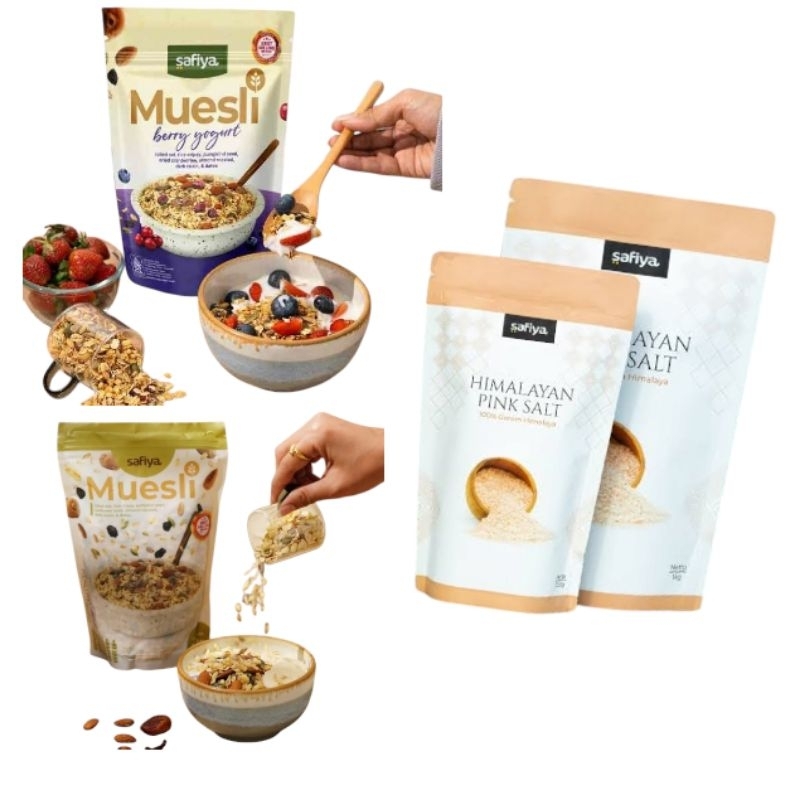 Jual Garam/Uyah Himalaya Safiya | Safiya Muesli Berry Yogurt(DIKIRIM ...