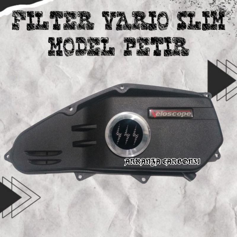 Jual VELOSCOPE PETIR PENDEK COVER TUTUP BOX FILTER SLIM SARINGAN UDARA ...