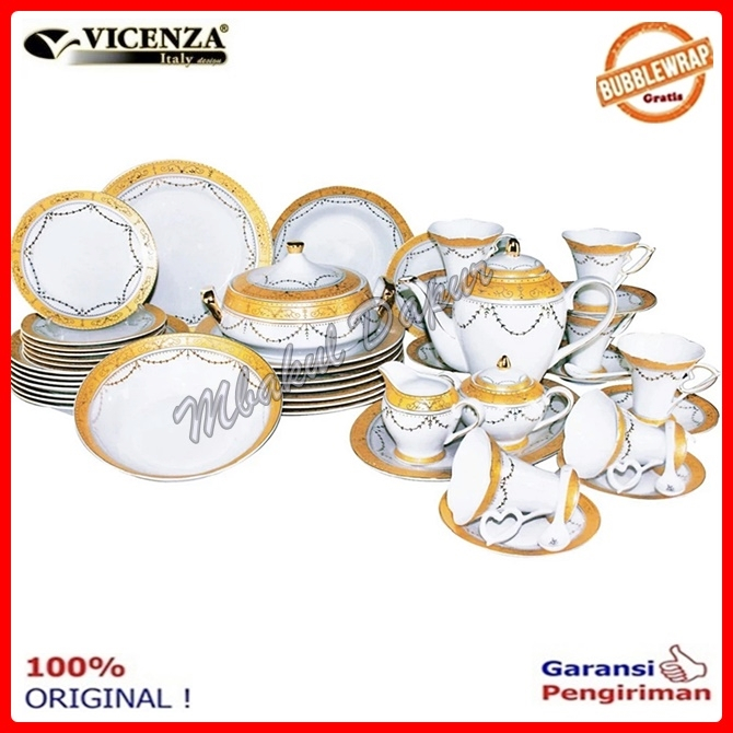Jual Peralatan Makan Set Dinner Set Piring Set Keramik Komplit 57 Pc ...