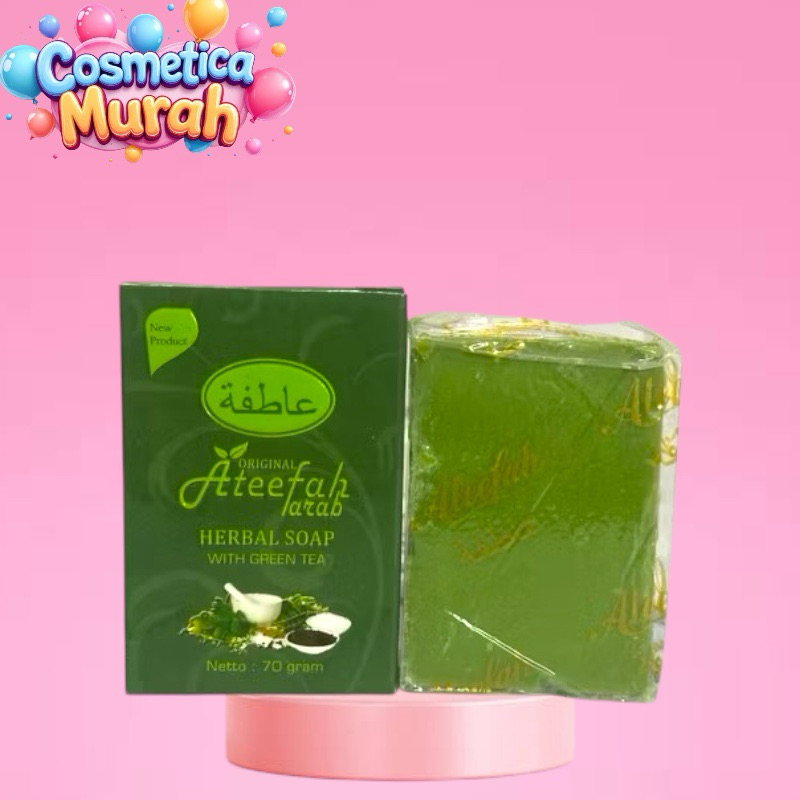 Jual cn,ux) ATEEFAH NALPAMARA GREEN TEA SABUN HIJAU - SABUN ARAB ...
