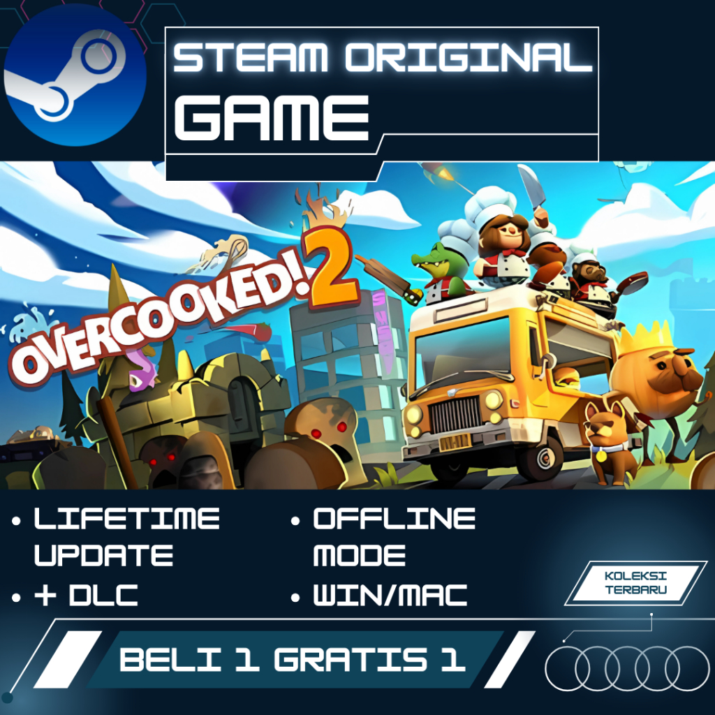 Jual (FULL DLC) Overcooked! 2 - Complete the Set - Versi Resmi Steam ...
