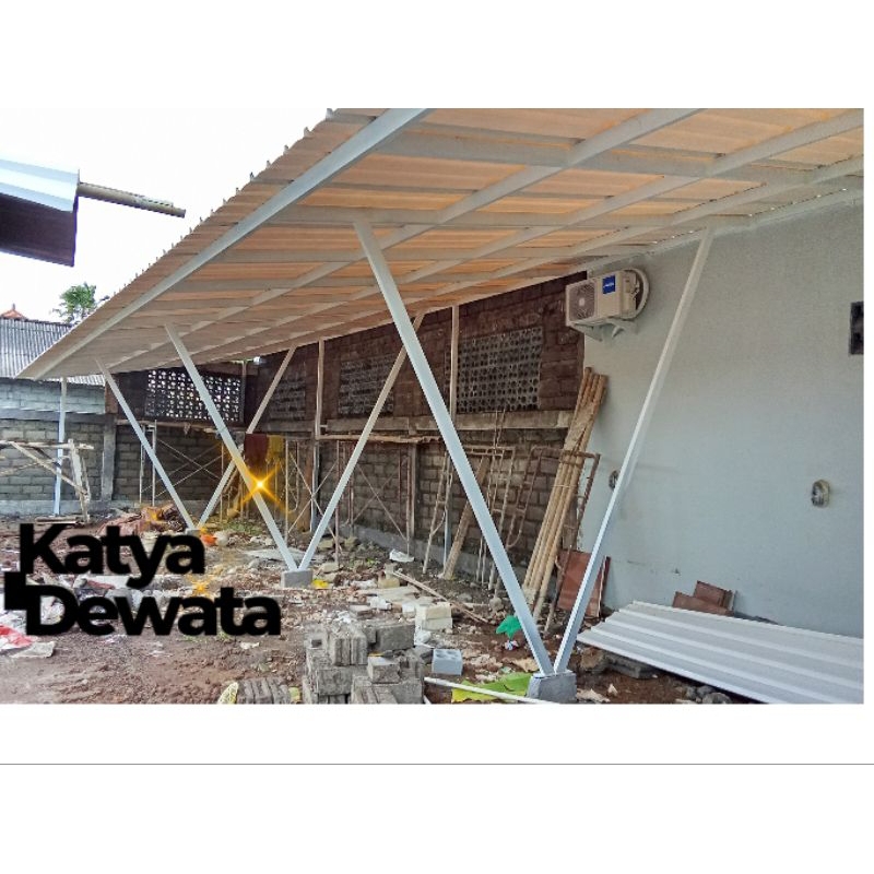 Jual Kanopi garase Denpasar, atap single layer Alderon RS | Shopee ...