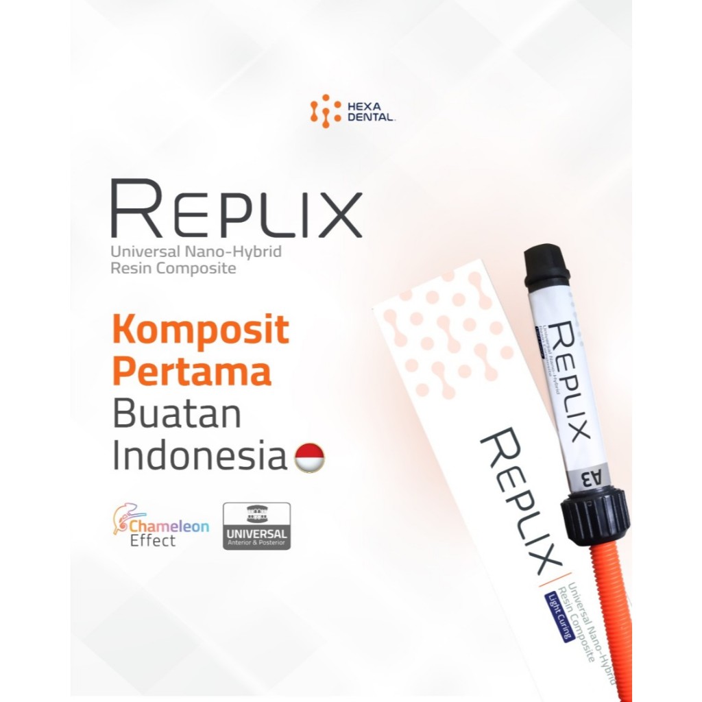 Jual Dental REPLIX Universal Nano Hybrid Resin Composite Tambalan gigi | Shopee Indonesia