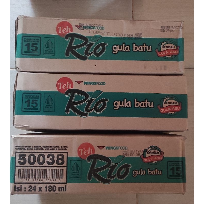 Jual TEH RIO GULA BATU CUP 24 | Shopee Indonesia
