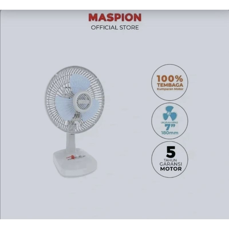 Jual Kipas Maspion Desk Fan 7 inch F-18 | Shopee Indonesia