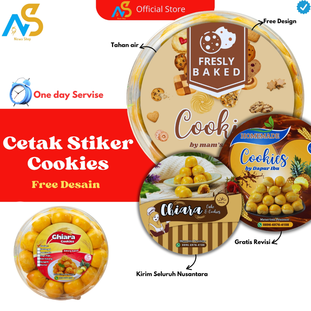 Jual [Per 1 PCS ] STIKER KUE - STIKER KUE KERING - STIKER KUE CUSTOM ...