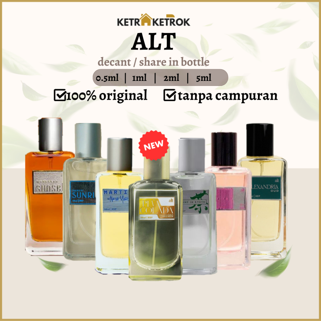 Jual Decant Share Perfume Parfum ALT Pina Colada Teatime in Kyoto ...