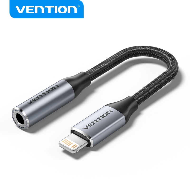 Jual Vention Converter Lightning Male to Earphone Jack Audio 3.5mm Aux ...