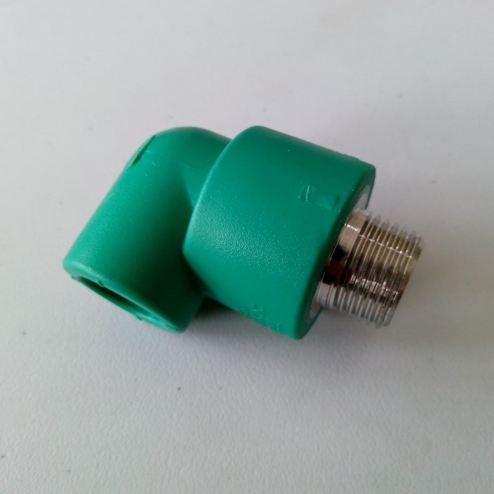 Jual Elbow Drat Luar PPR Lesso 20mm 1/2" inch EDL Male Thread Elbow ...