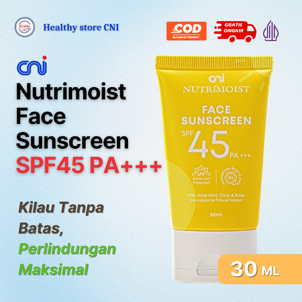 Jual CNI Nutrimoist Sunscreen SPF45 PA+++ 30ml | Shopee Indonesia