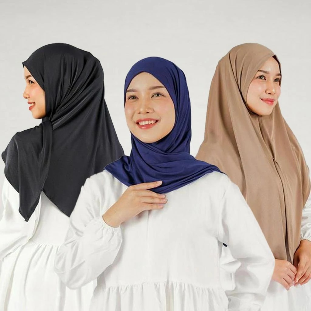 Jual Rashka Noya Hijab Jilbab Segitiga Instan Jersey Premium Jilbab ...