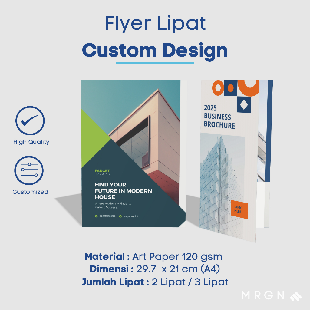 Jual Print Cetak Leaflet Flyer Flayer Full Color 2 Sisi A4 Brosur 3 ...