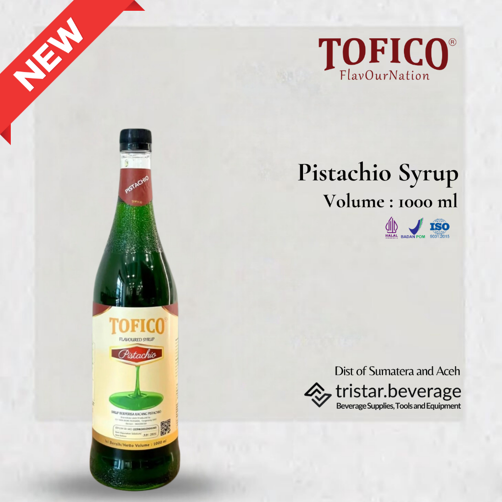 Jual New Product !! Tofico Flavored Syrup Pistachio - Sirup Premium ...