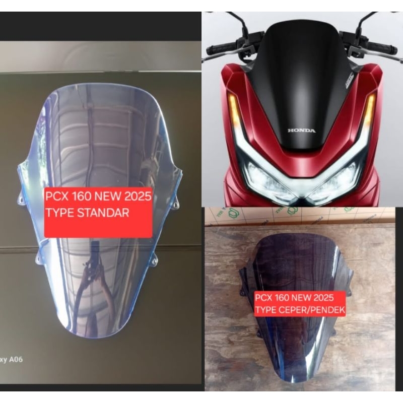 Jual WINDSHIELD PCX 160 VISOR PCX NEW 2025 ROADSYNC (PCX NEW2025 ...