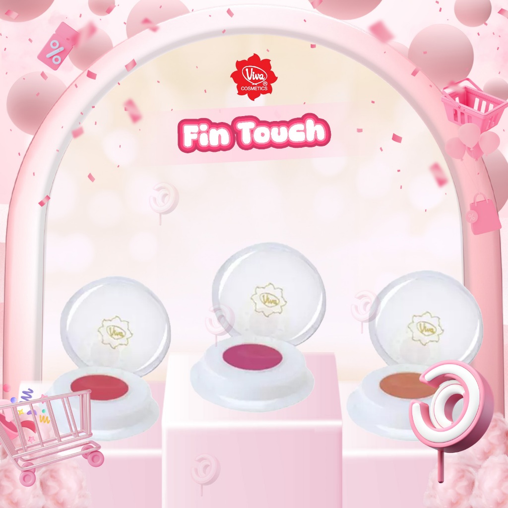 Jual VIVA - FIN TOUCH ( 2 g ) - Cheek Blush Pemerah Perona Pipi Wajah ...