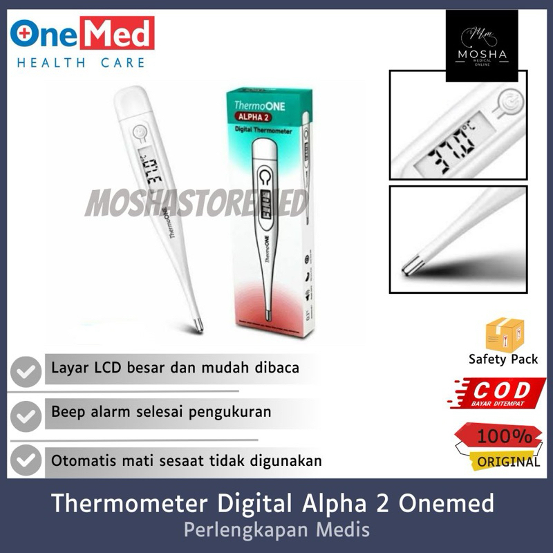 Jual ONEMED-Thermometer Digital Alpha 2 | Shopee Indonesia