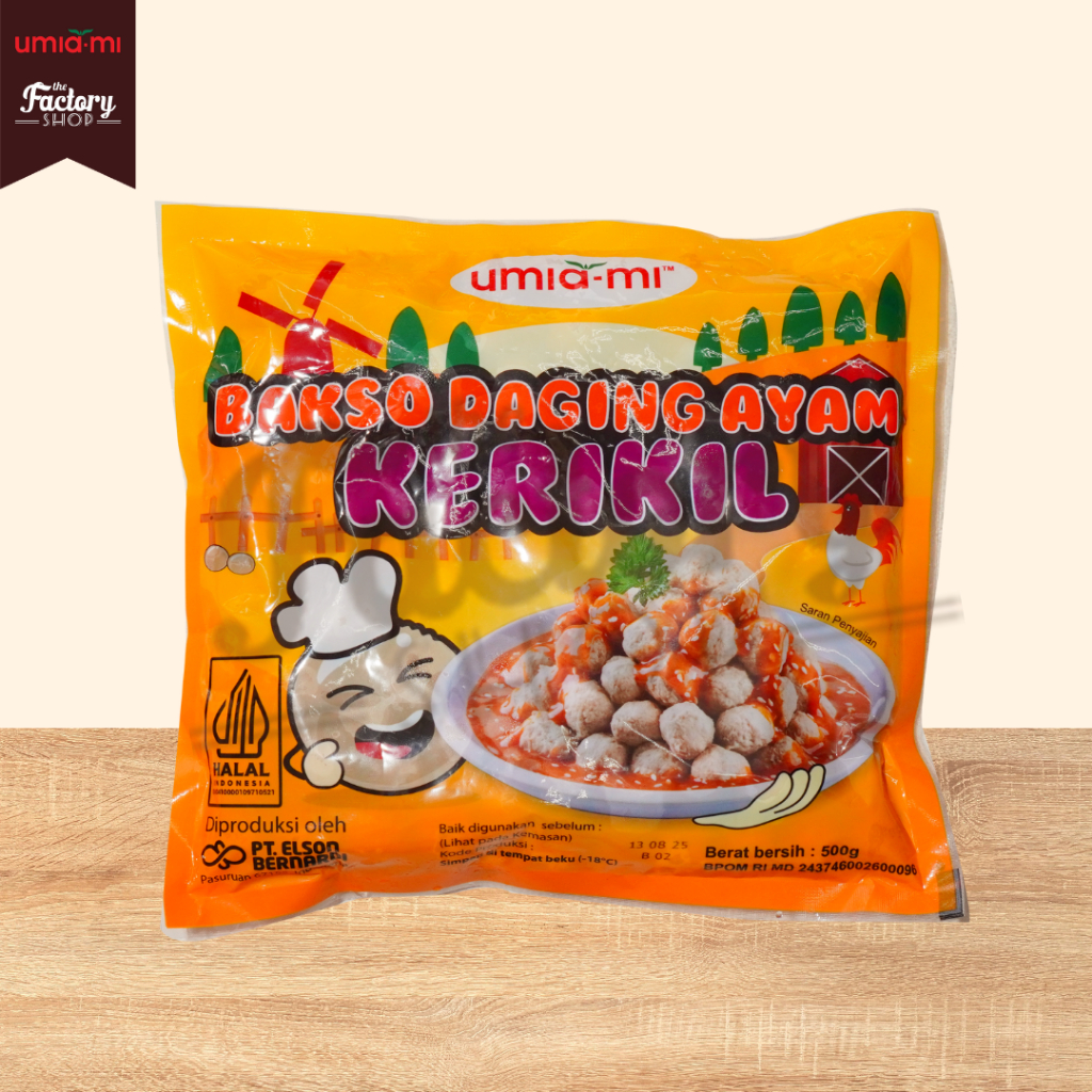 Jual Umami Umia-mi Bakso Daging Ayam Kerikil 500gr | Shopee Indonesia