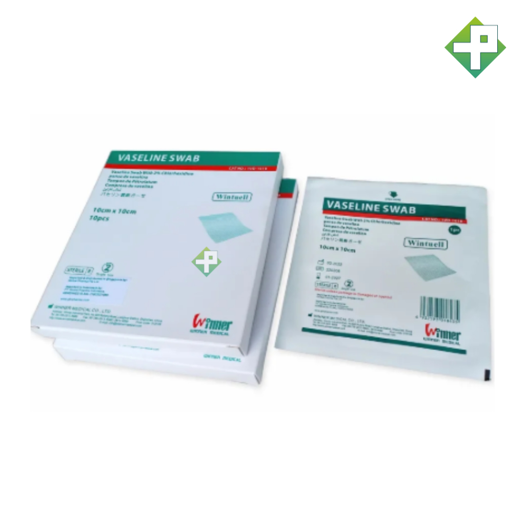 Jual Winner Vaseline Swab 10x10cm / Kassa Pembalut Luka Winner BOX ...