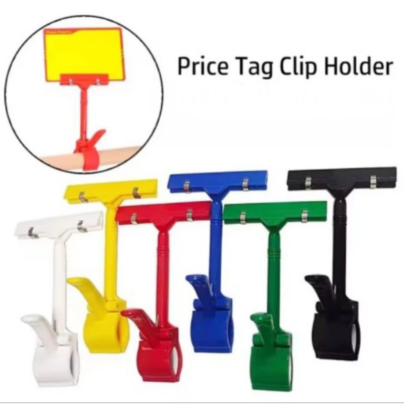 Jual Jepitan label harga stand display colorful 17 cm klip price tag ...