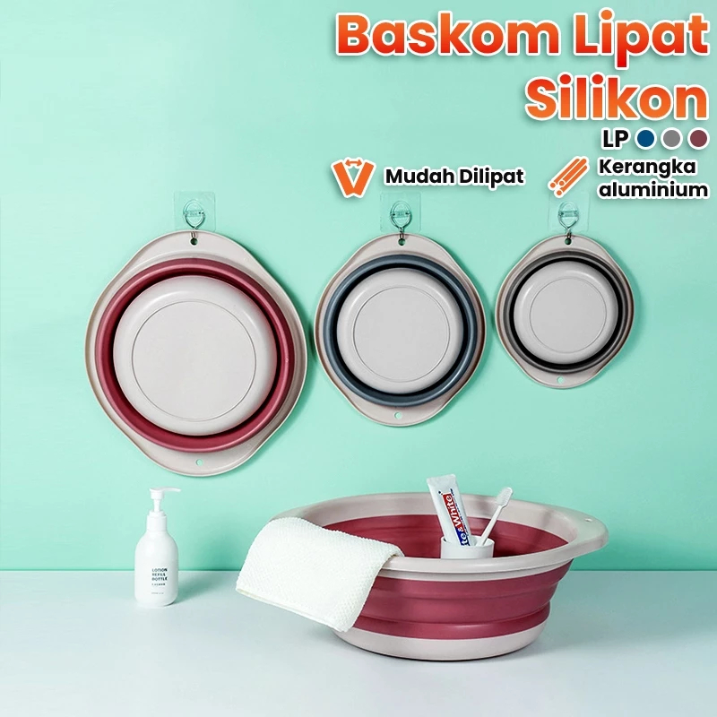 Jual LP Baskom Lipat Ember Lipat Estetik Bak Lipat Cucian Ember Cuci ...