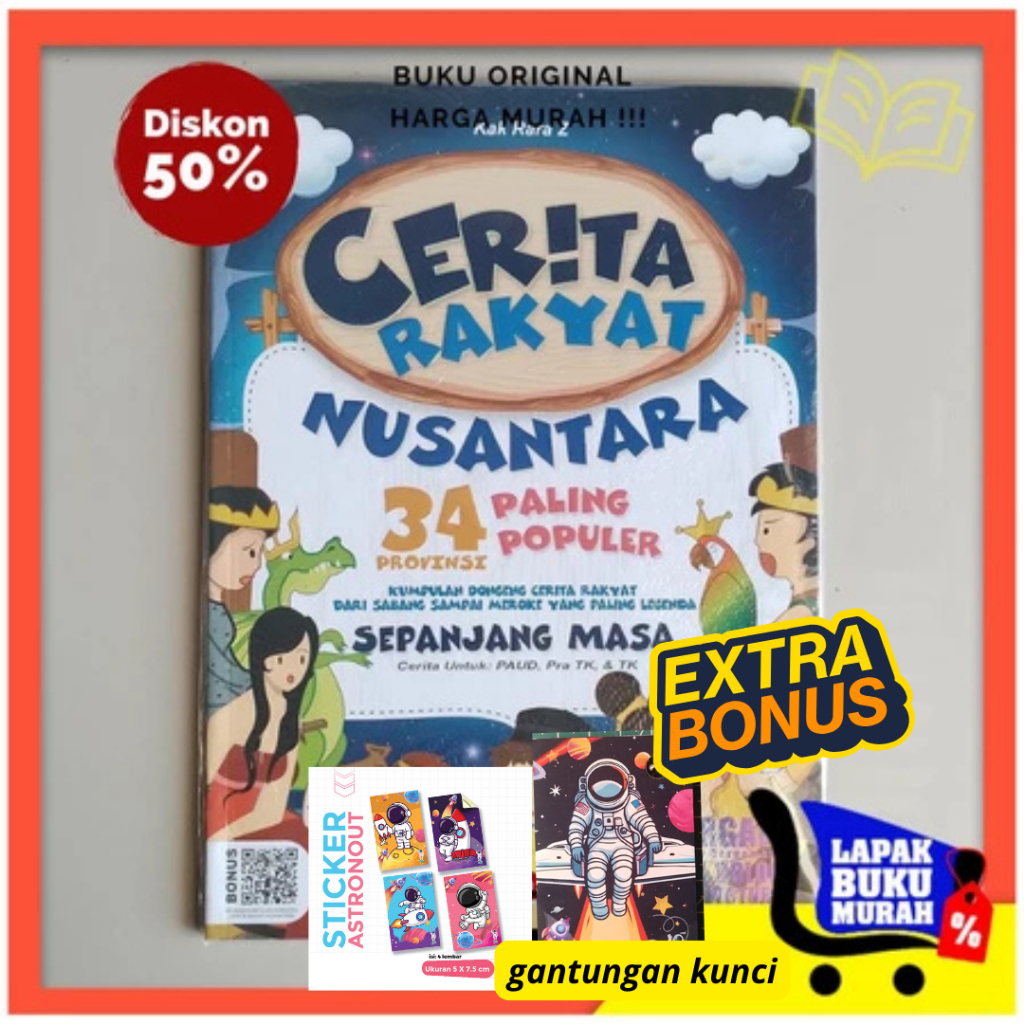 Jual Buku Cerita Rakyat Nusantara 34 Provinsi Paling Populer | Shopee Indonesia