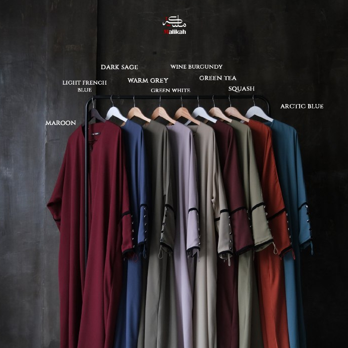 Jual Classic Button Color Abaya only ( Millenium ) | Shopee Indonesia
