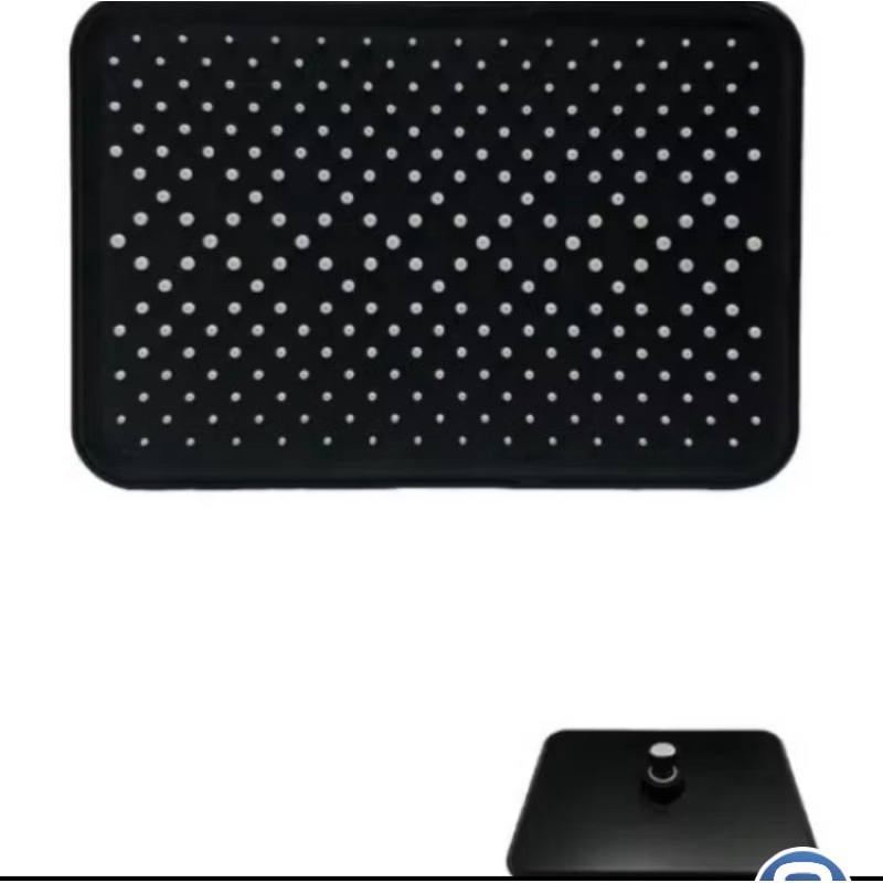 Jual wall shower / Head Shower Kotak 12inch Hitam Shower Rainfall Kotak ...
