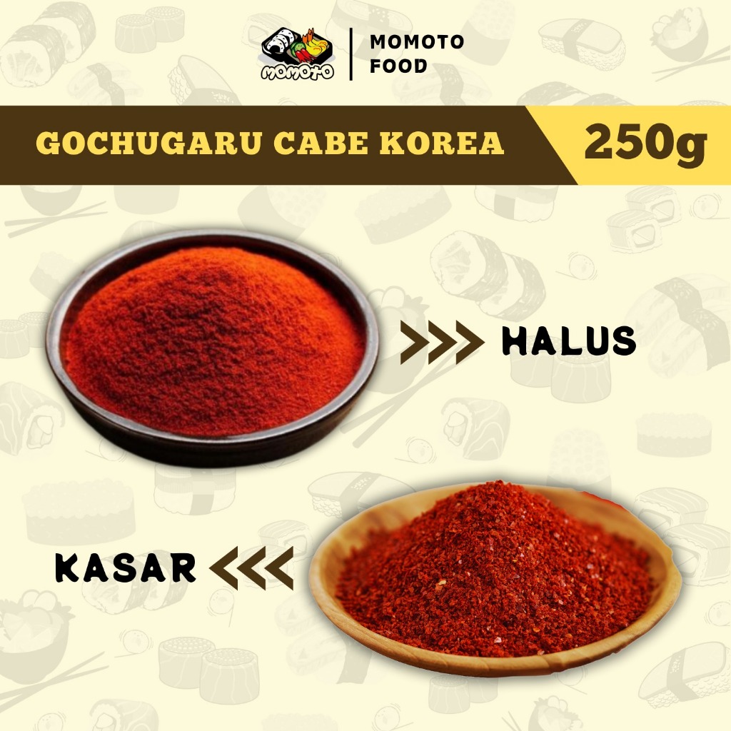 Jual Gochugaru Cabe Korea Halus / Kasar 1 kg / 250 gram GROSIR | Shopee ...