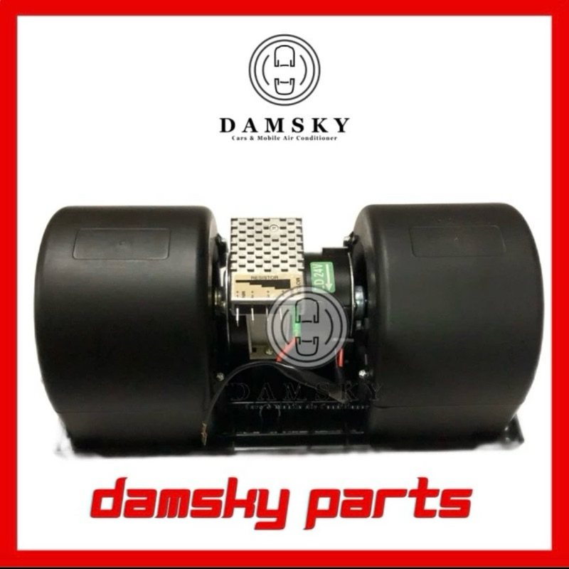 Jual Motor Blower Assy Set AC Mobil ELF Thermoking BUS SPALL 12Volt ...