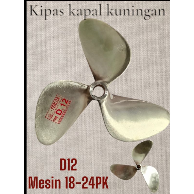 Jual KIPAS KAPAL PERAHU KUNINGAN D12 MESIN DOMPENG | Shopee Indonesia