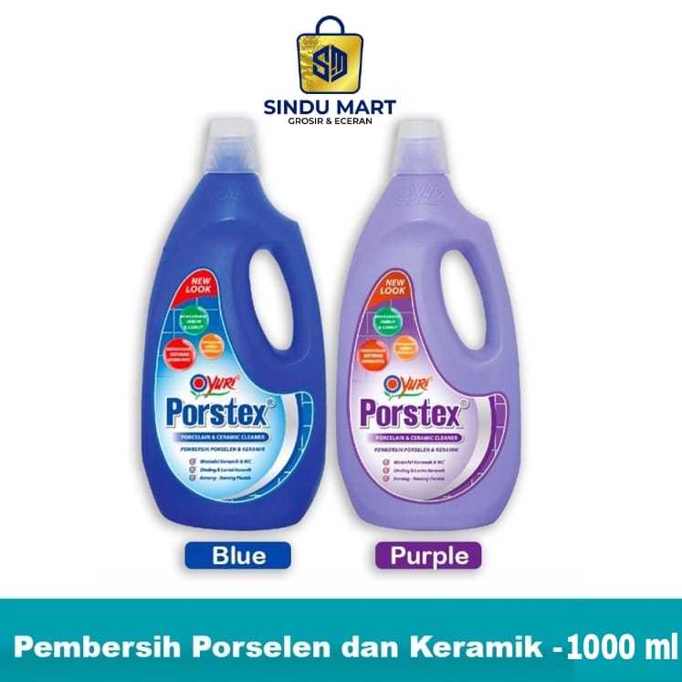 Jual Porstex pembersih porselen dan keramik Yuri 1000ml murah 1 liter ...