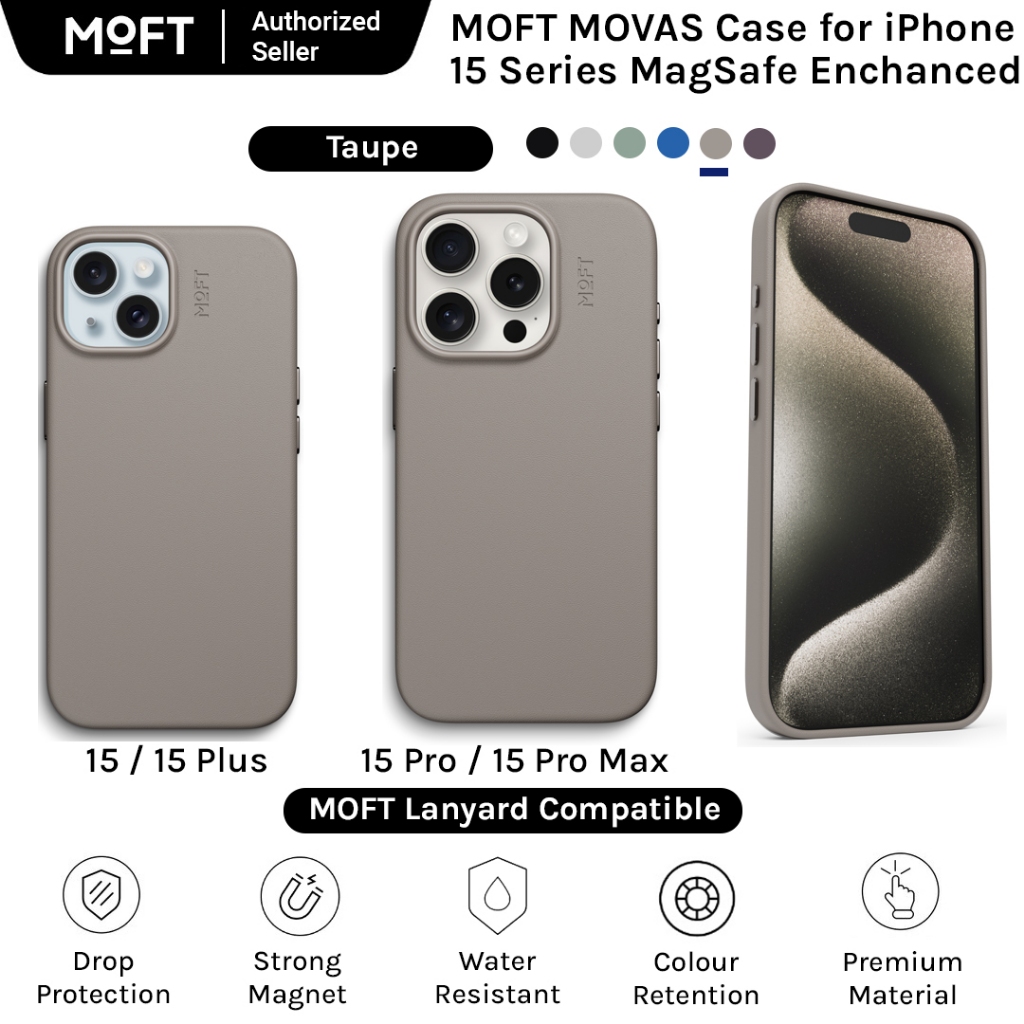 Jual MOFT Snap Phone Case MOVAS for iPhone 15 Series - MagSafe Compatible | Shopee Indonesia