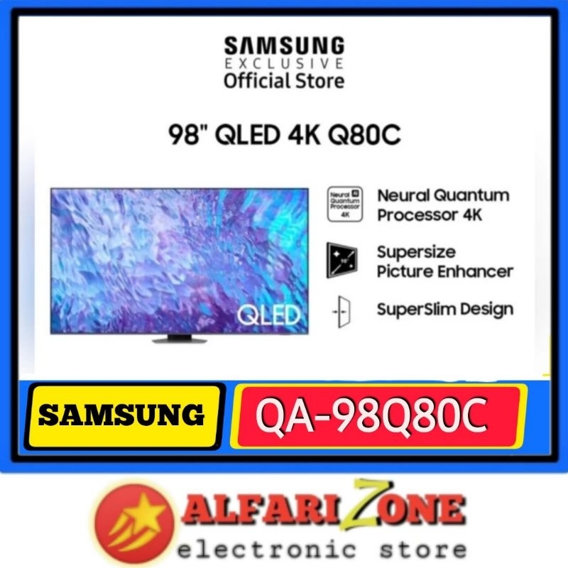 Jual Samsung QA98Q80C QLED TV 98 inch Smart TV Samsung 98" TV 98Q80C Samsung Q80C 98 inch ...
