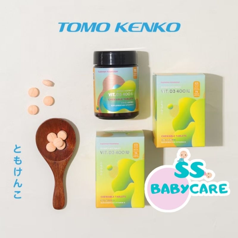 Jual Tomo Kenko Vitamin D3 400 IU Chewable (Tablet Kunyah) - Vitamin D3 ...