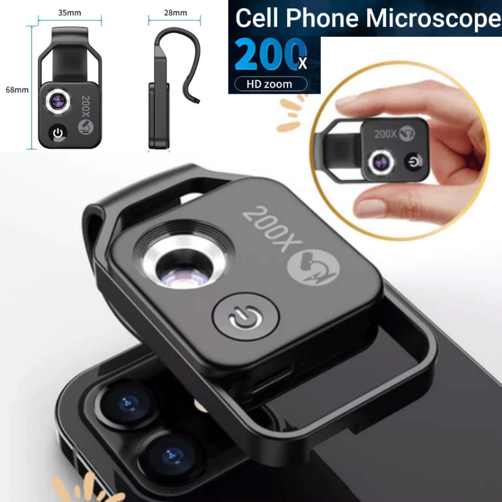 Jual COD APEXEL Lensa Kamera HP 200X Zoom Microscope Smartphone ...