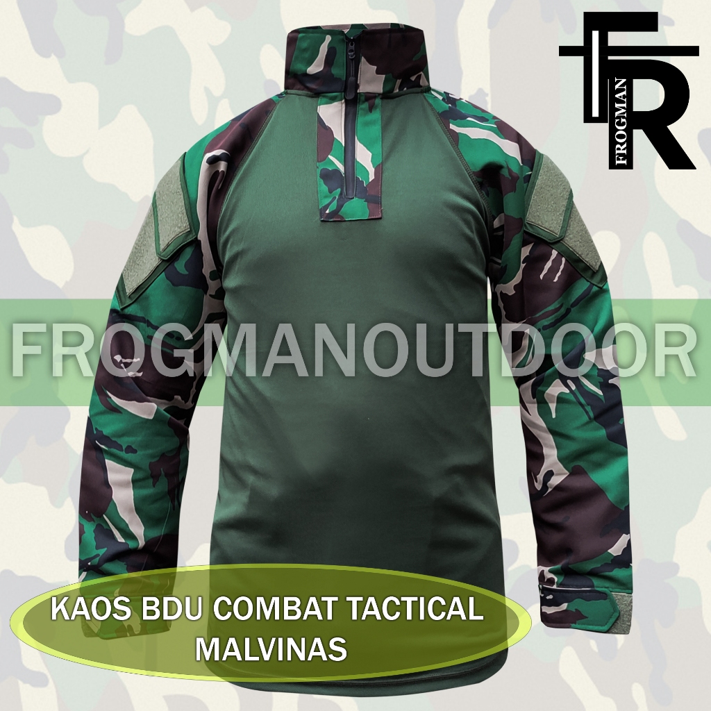 Jual Kaos BDU Tactical Combat Loreng Malvinas Lapangan | Shopee Indonesia