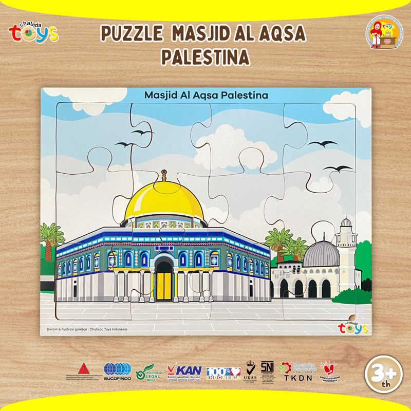 Jual Puzzle Masjid Al Aqsa Palestina Mainan Edukasi Islami Kayu Chateda ...