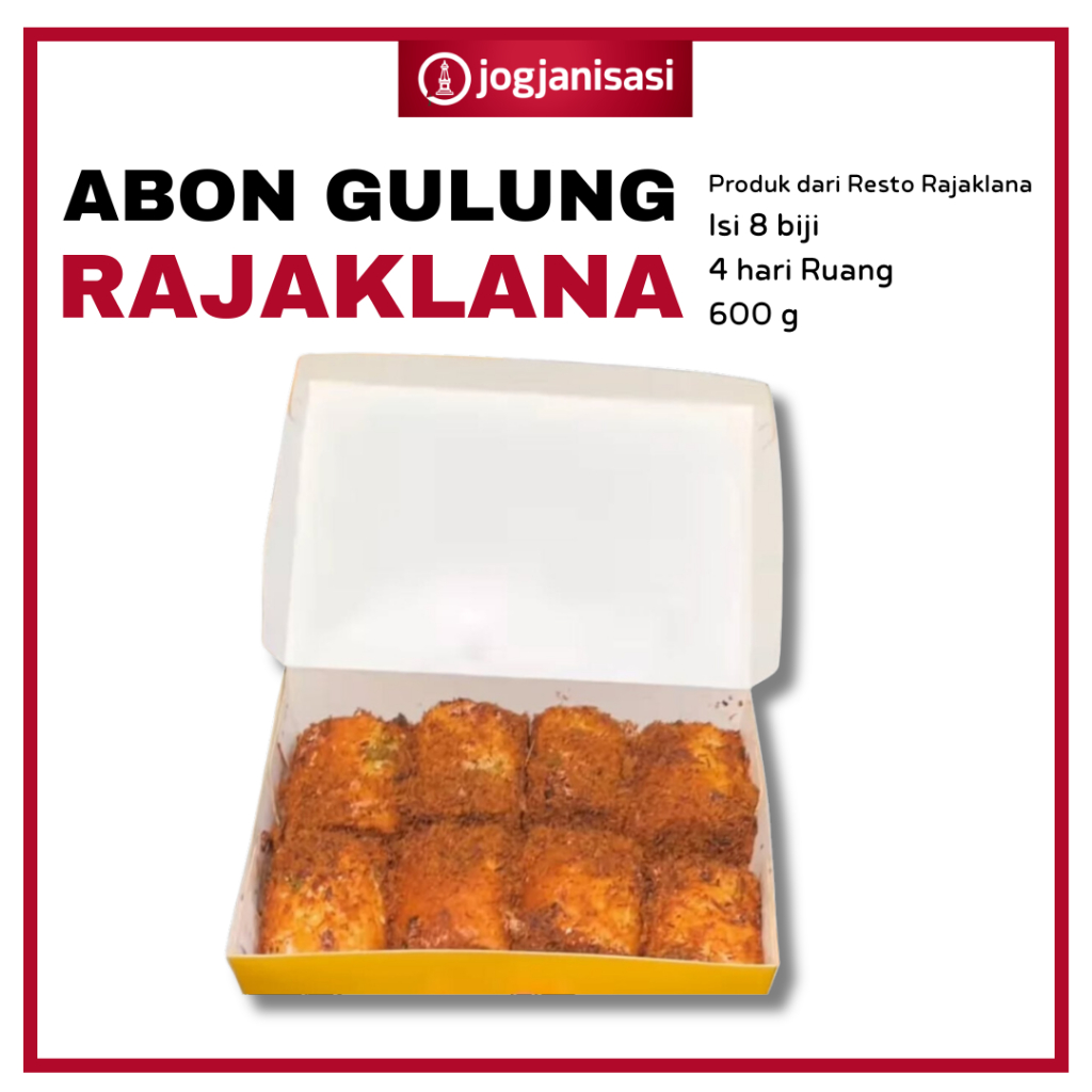 Jual Abon Gulung Jogja RAJAKLANA Oleh-oleh Jogja | Shopee Indonesia