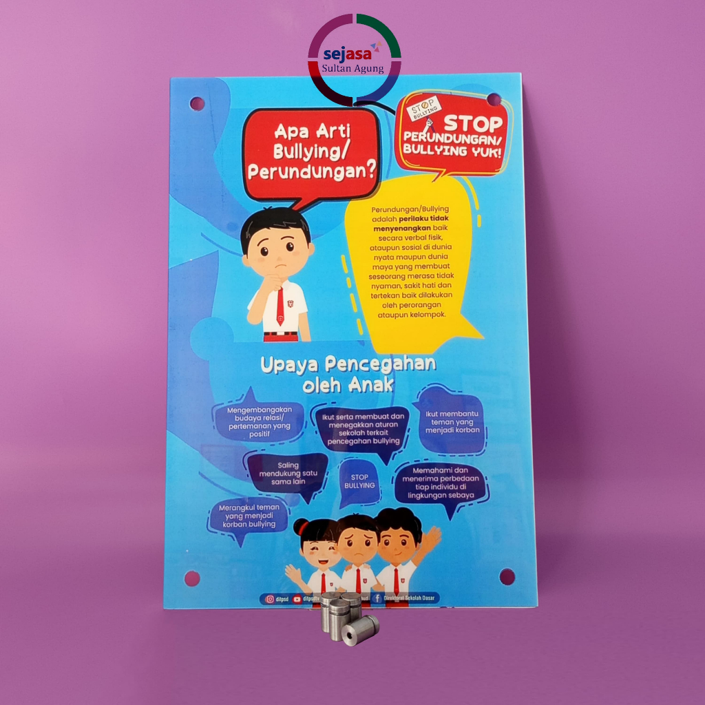 Jual Poster Akrilik Apa Arti Bullying | Poster Stop Bullying / Perundungan - Upaya Pencegahan ...