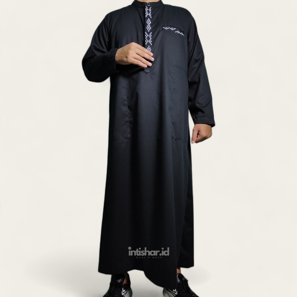 Jual Jubah Pria Dewasa Azzam | Pakaian Gamis Pria Muslim Dewasa Lengan Panjang Katun Toyobo ...