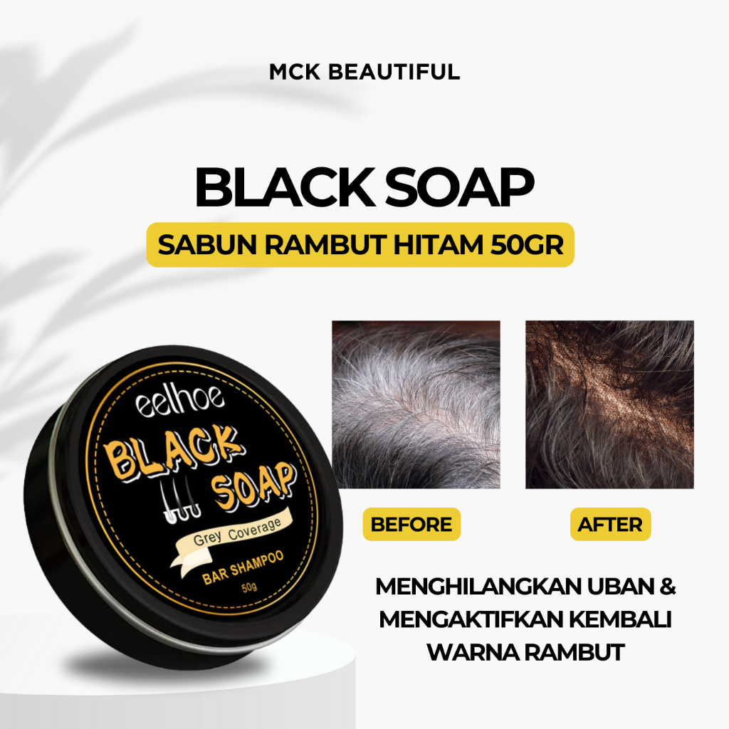 Jual Pria Rambut Hitam Sabun Penggelap Rambut Sabun Sampo Bar Penggelap ...