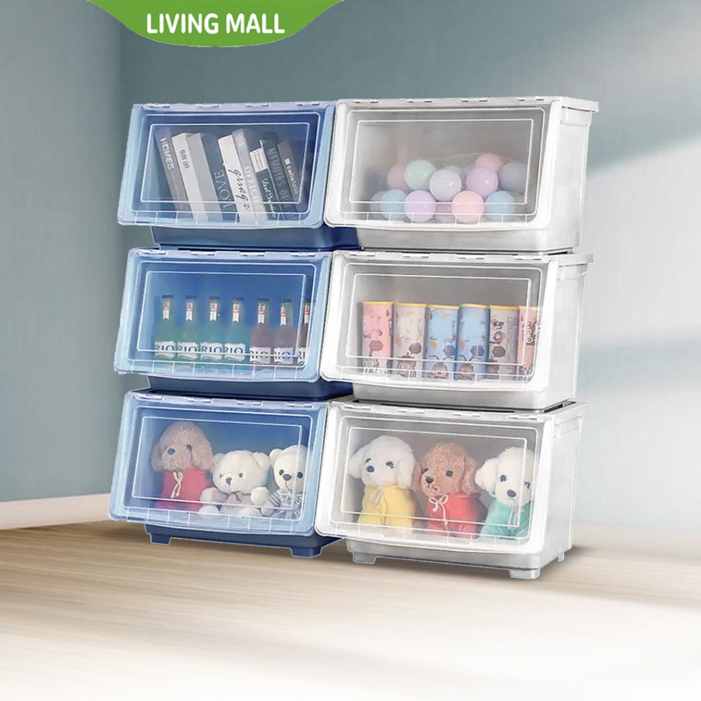 Jual LIVINGMALL Rak Storage Box Plastik Multifungsi C31 Container Box ...