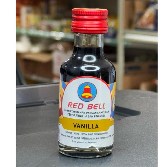 Jual RED BELL Perisa dan pewarna Vanilla 30ml | Shopee Indonesia