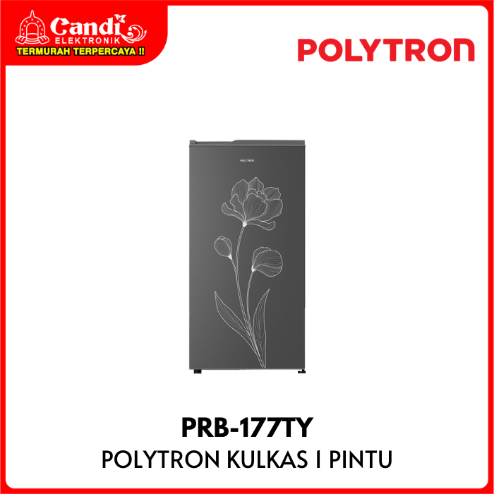 Jual POLYTRON Kulkas 1 Pintu 170 Liter Gross Capacity PRB 177 TY ...